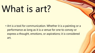 01 Integrative Art as Applied to Contemporary.pptx | Modern Art | Fine Art