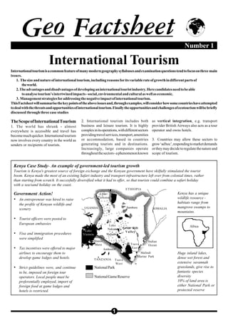 international tourism | PDF
