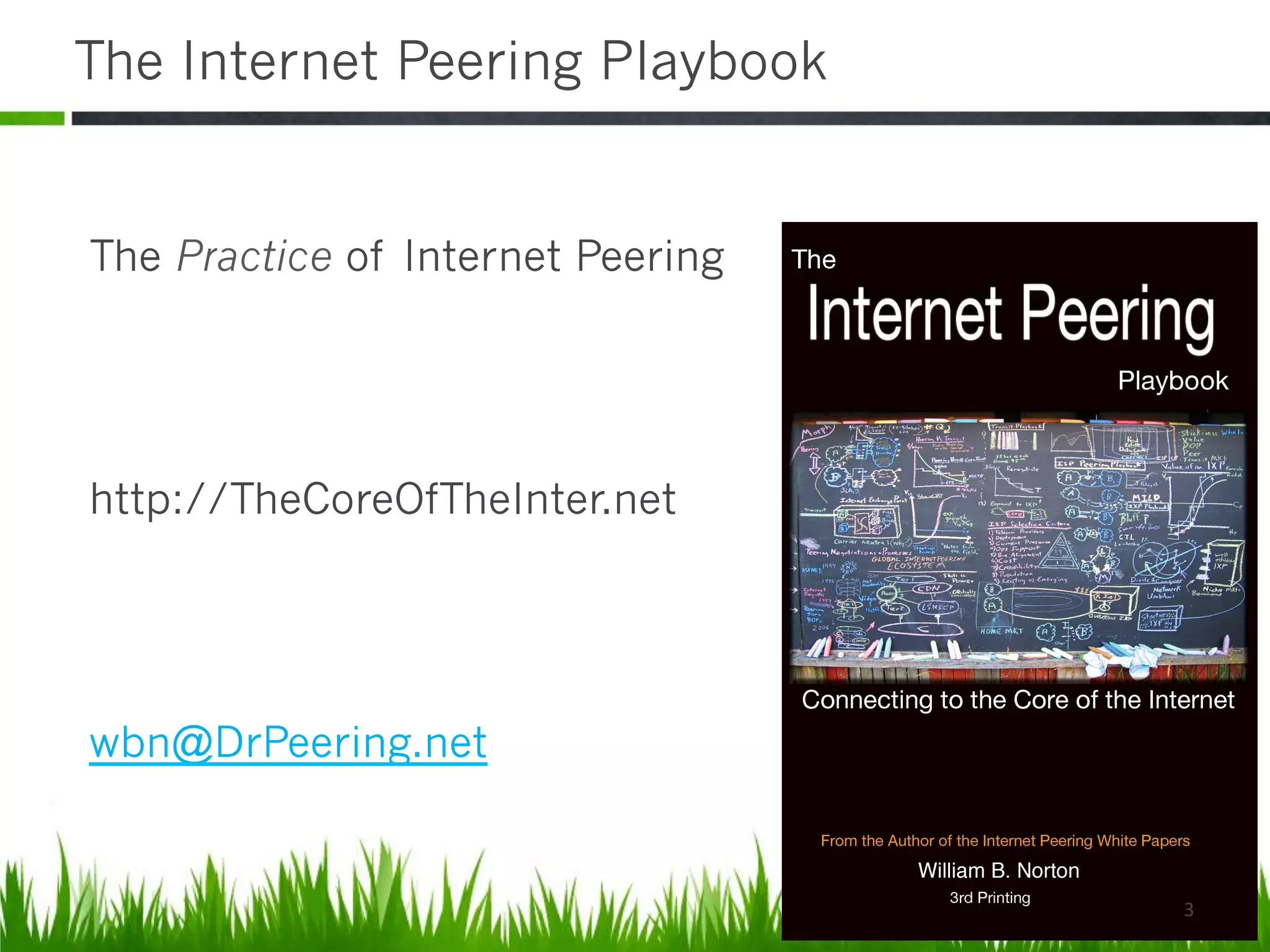 01 internet peering-workshop-agenda | PDF | Computer Networking | Computing