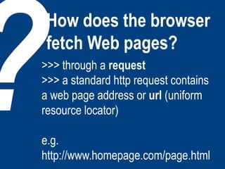 Internet & World Wide Web (Into. to Internet & Web Page Dev't) | PPTX