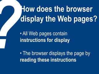 Internet & World Wide Web (Into. to Internet & Web Page Dev't) | PPTX
