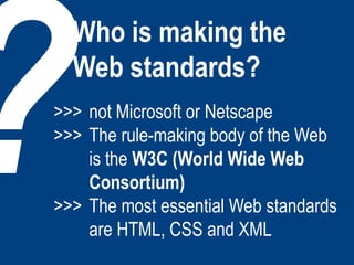 Internet & World Wide Web (Into. to Internet & Web Page Dev't) | PPTX