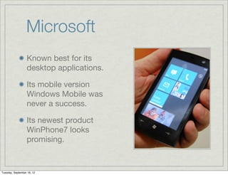 01 Mobile Web Introduction | PDF | Web Development | Internet