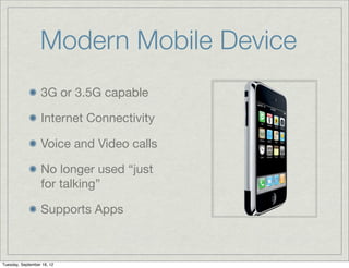 01 Mobile Web Introduction | PDF | Web Development | Internet