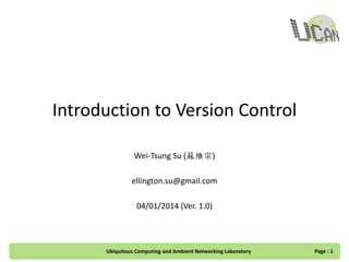 Introduction to Version Control | PDF
