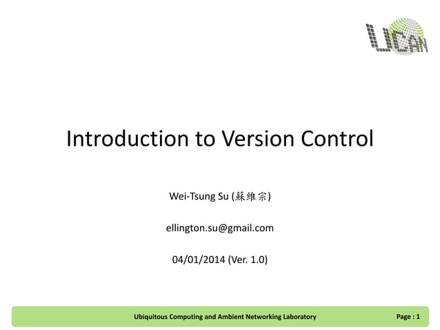 Introduction to Version Control | PDF
