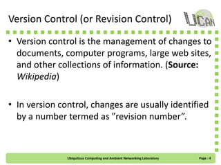 Introduction to Version Control | PDF