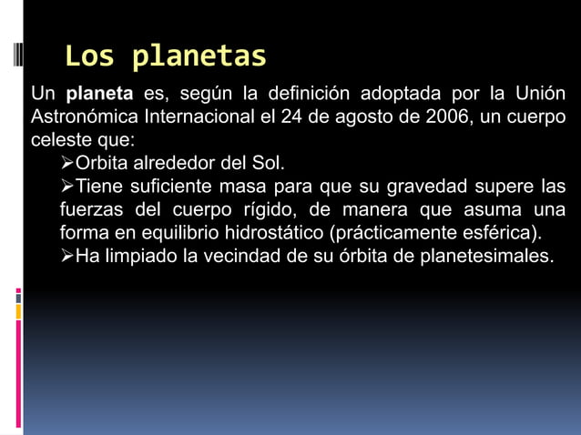 El Sistema Solar: introducción | PPTX