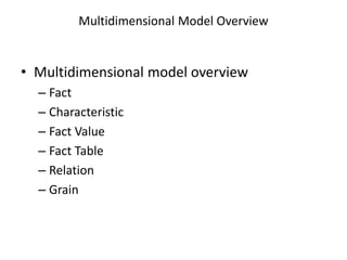 Introduction to the Multidimensional Model for Professional Accountants ...