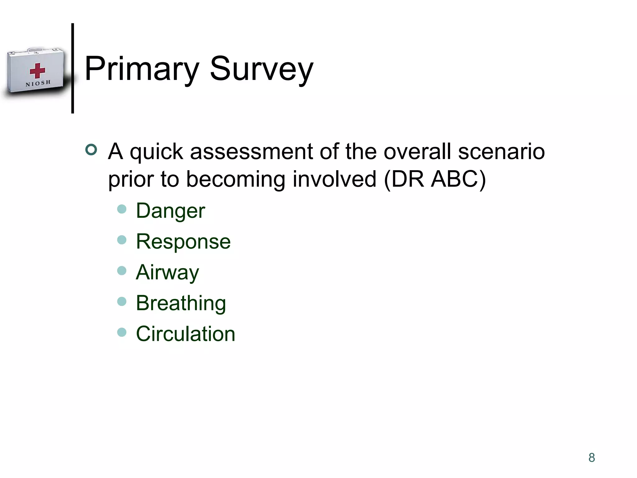 Introduction to First Aid | PPT
