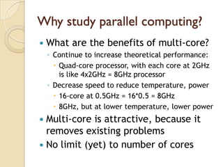 Introduction to Parallel Distributed Computer Systems | PPT