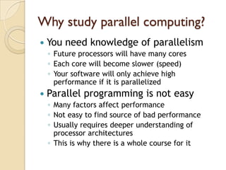 Introduction to Parallel Distributed Computer Systems | PPT