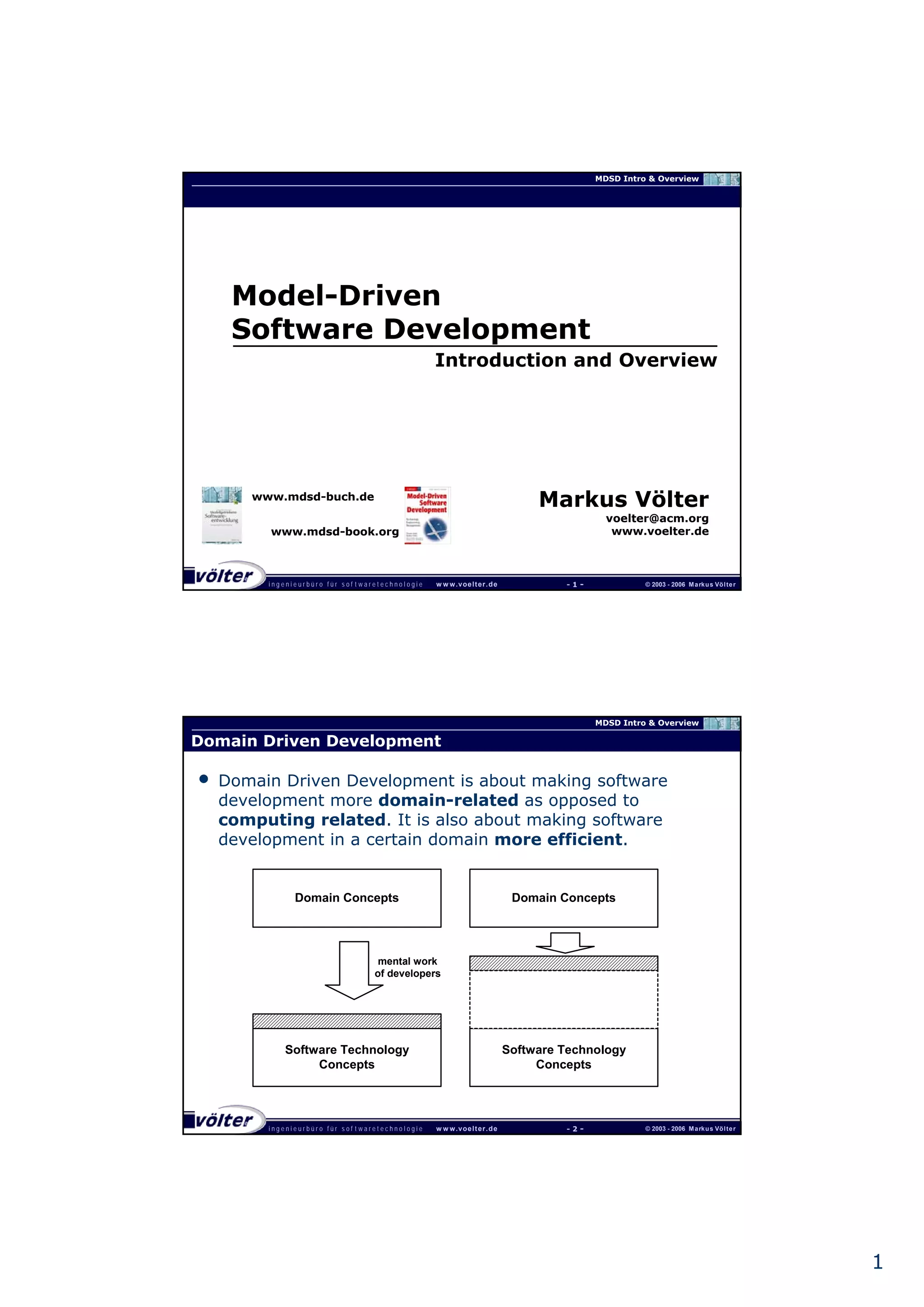 Model Driven Software Development Pdf Programming Languages Computing
