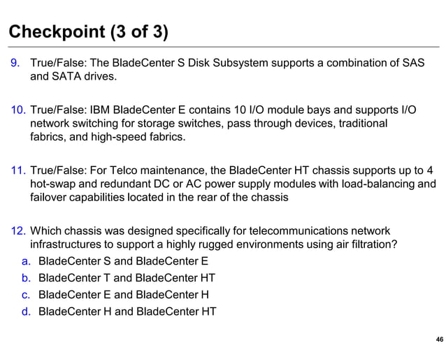Ibm Bladecenter Fundamentals Introduction