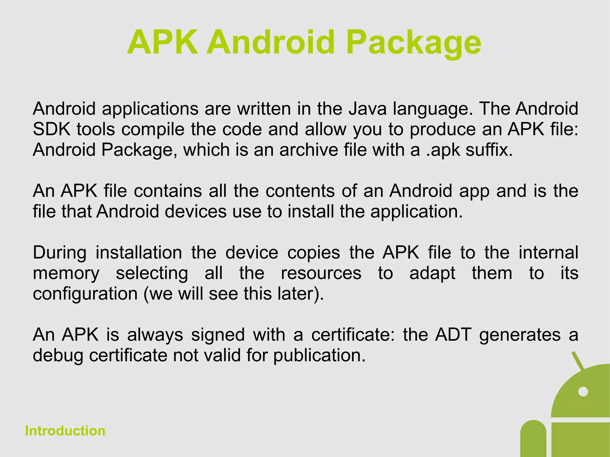 Android App Development - 01 Introduction | ODP | Operating Systems | Computer Software and ...