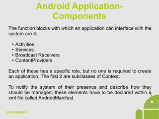 Android App Development - 01 Introduction | ODP | Operating Systems | Computer Software and ...