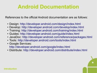 Android App Development - 01 Introduction | ODP | Operating Systems | Computer Software and ...