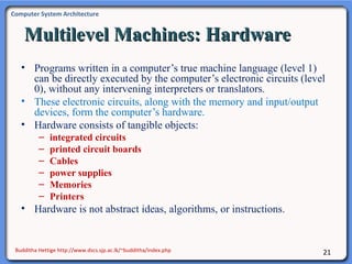Computer System Architecture Lecture Note 1: introduction | PPT