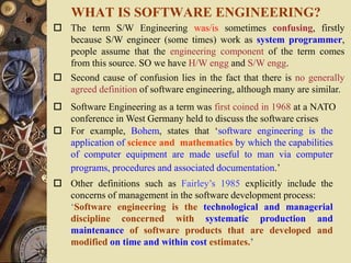 Introduction To Software Engineering | PPT | Computer Software and ...