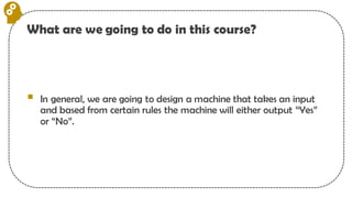 Introduction to Automata Theory (Preliminaries) Lecture | PPT