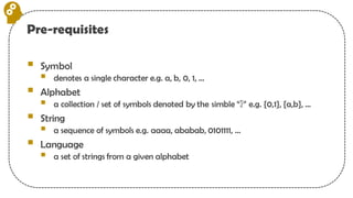 Introduction to Automata Theory (Preliminaries) Lecture | PPT