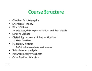 01_Introduction to the cryptography and network security | PDF