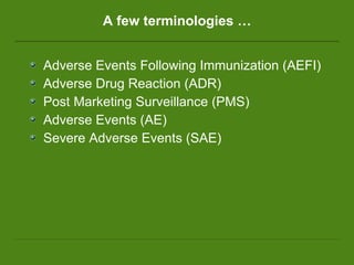 01 introduction to aefi | PPT