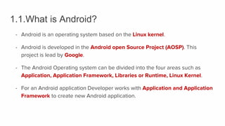 01 introduction to android | PPT