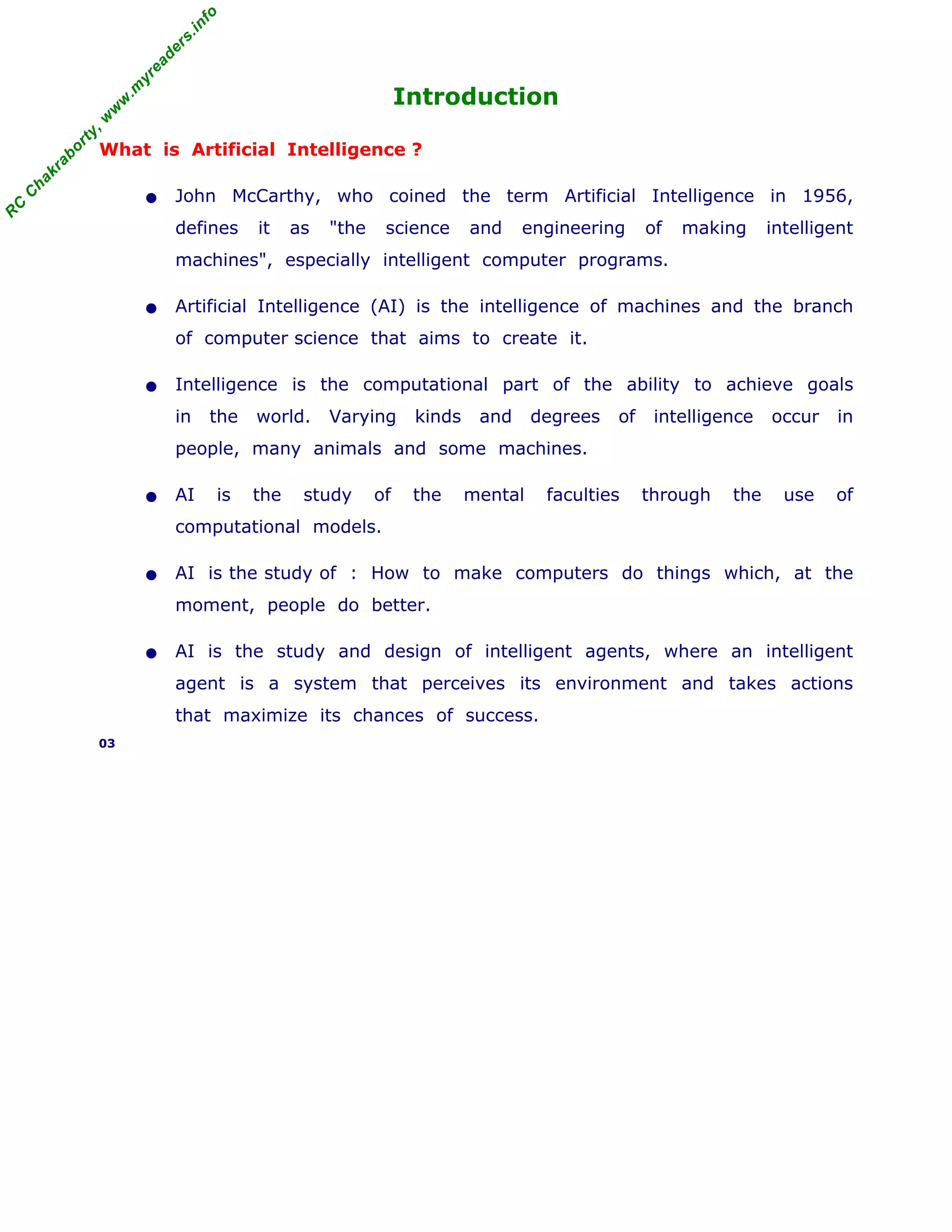 01 introduction to_artificial_intelligence | PDF