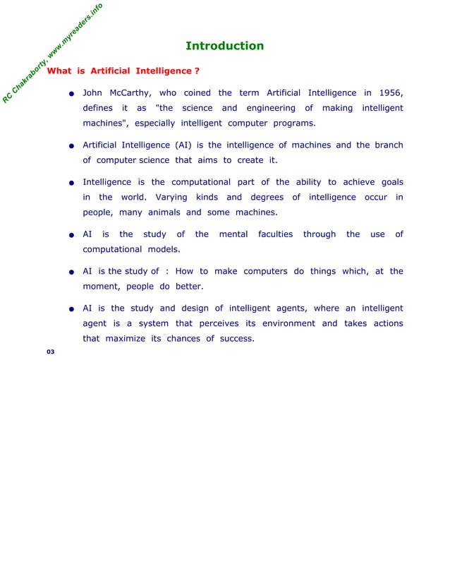 01 introduction to_artificial_intelligence | PDF