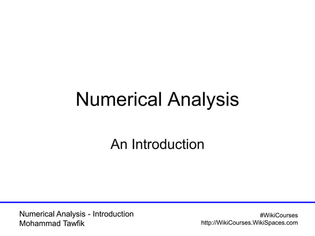 Introduction to Numerical Analysis | PDF | Technology & Computing