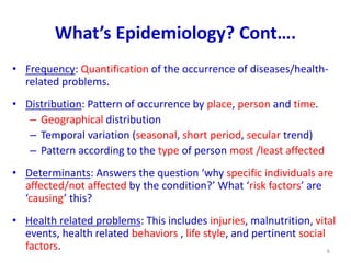 01 Introduction to Epidemiology and health | PDF