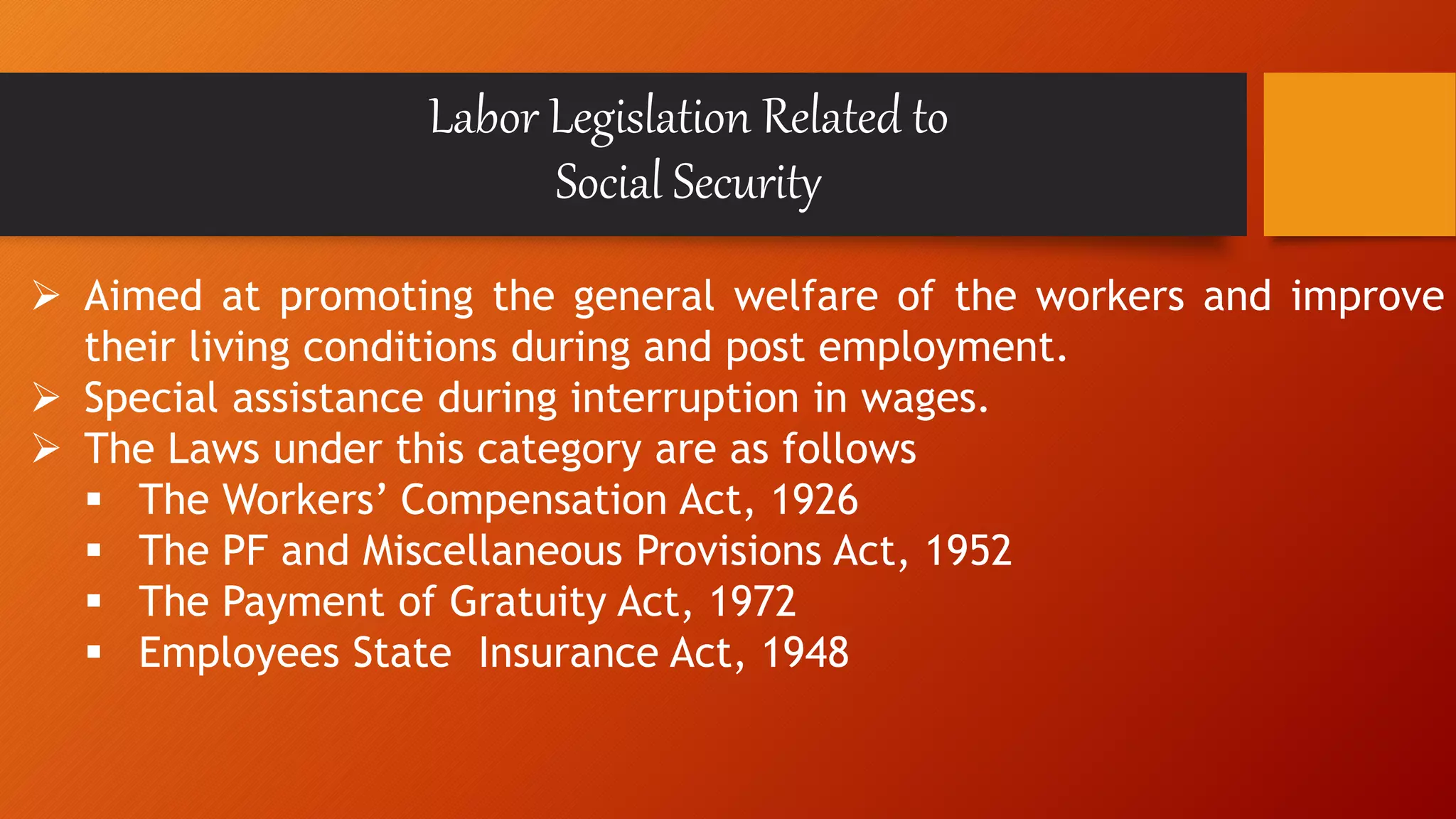 01 introduction to labour laws | PPTX