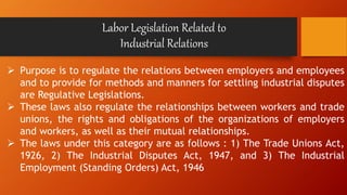 01 introduction to labour laws | PPTX