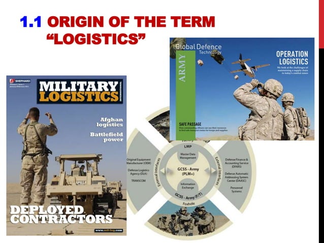 01 Logistics - Introduction and classification of logistics.pptx