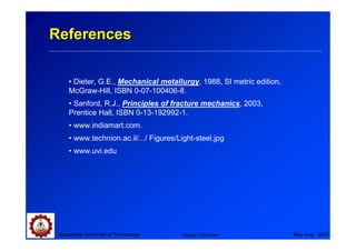 01 introduction to_mechanical_metallurgy | PDF