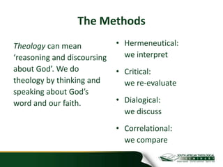 01 Introduction to Theology | PPTX