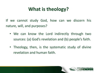 01 Introduction to Theology | PPTX
