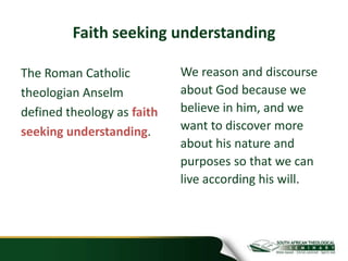 01 Introduction to Theology | PPTX