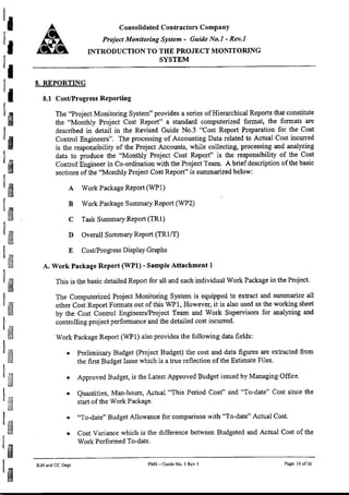 01 introduction to the project monitoring system | PDF