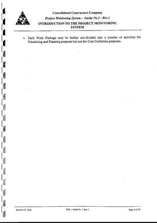 01 introduction to the project monitoring system | PDF