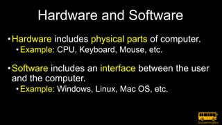 Introduction to Computer Science by GoLearningBus | PPT