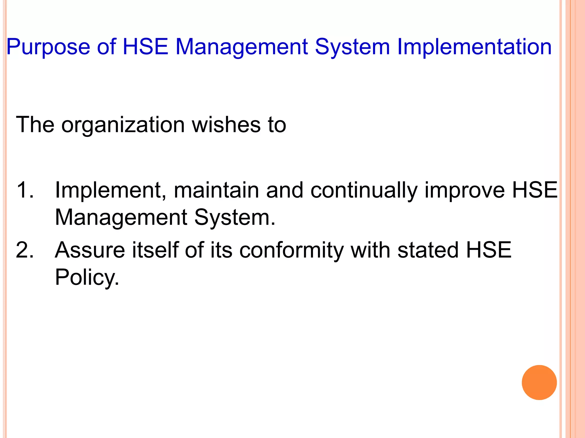 Introduction to HSE | PPTX