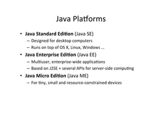 Introduction to Java ME | PDF