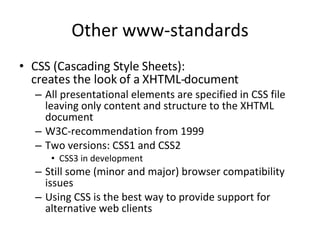 Introduction to Basic Concepts in Web | PPT