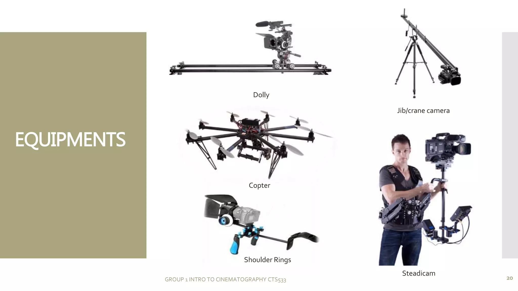 INTRO TO CINEMATOGRAPHY (Group1) | PPTX