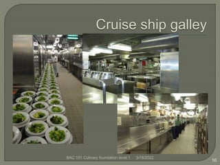 01 intro to food production & commercial kitchens | PPTX