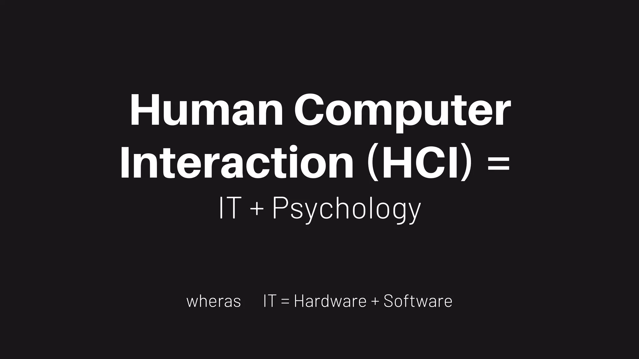 Introduction to Human Computer Interface (HCI) | PPT