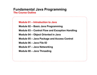 Java Programming - 01 intro to java | PPT