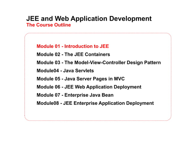 JEE Programming - 01 Introduction | PDF